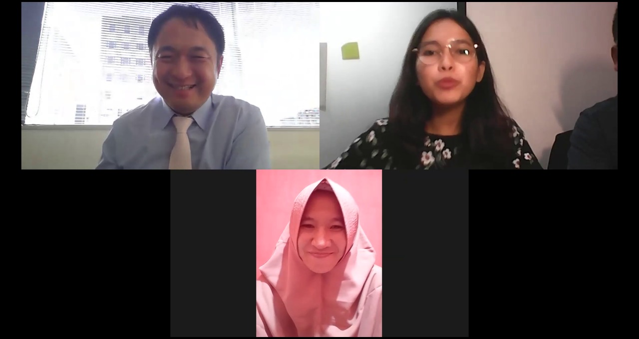 本日は看護学校の先生と打ち合わせ - LPK FUJISAN INDONESIA